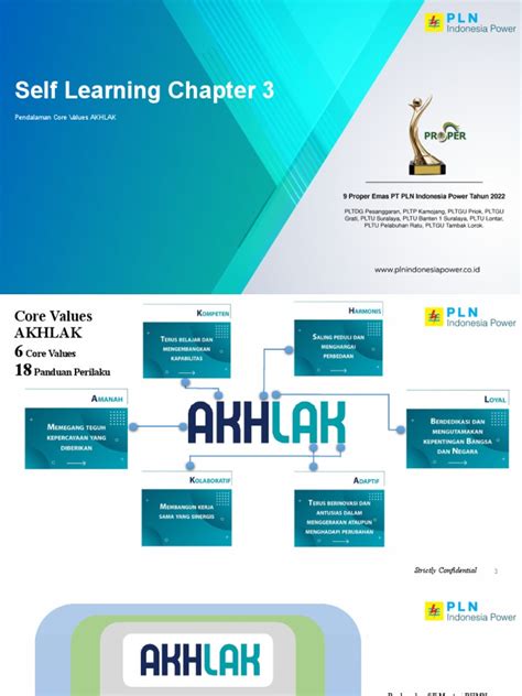 self learning chapter 3 core values akhlak pdf