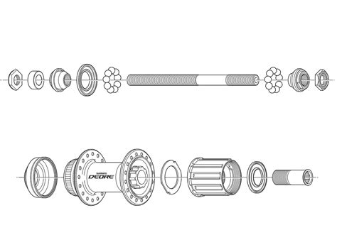 Конус втулки задньої Shimano Deore, FH-M595 - Велобазар - магазин ...