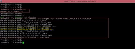 Middlewarebox Installing Fix Pack Using The Command Line On Websphere