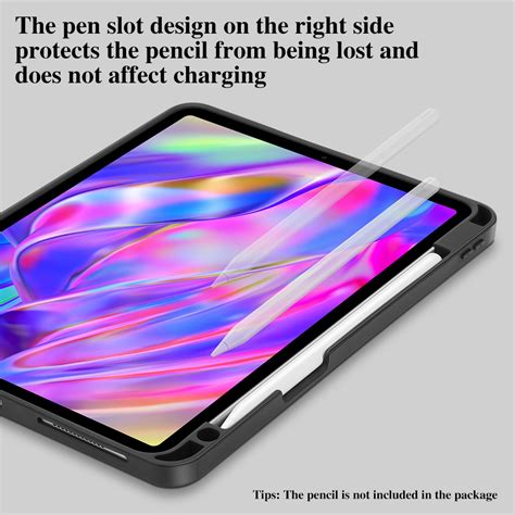 Goojodoq Keyboard With Removeable Case Bluetooth Backlit Trackpad Keyboard For Gen 7 8 9 10 2