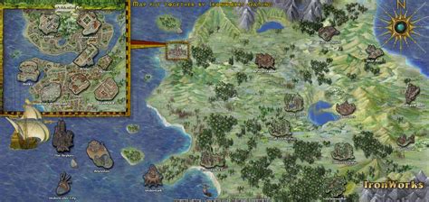 Ironworks Baldurs Gate Ii World Map