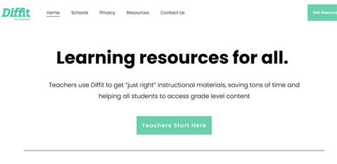 Diffit Ai Tool For Differentiated Learning Resources Toolkitly