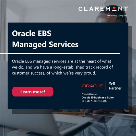 Claremont On Linkedin Oracleebs Oracle Managedservice