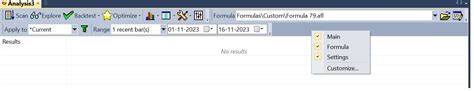small icons in floating analysis window amibroker amibroker