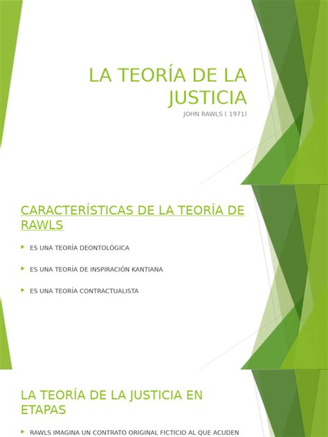 Teoría De La Justicia De John Rawls Pdf