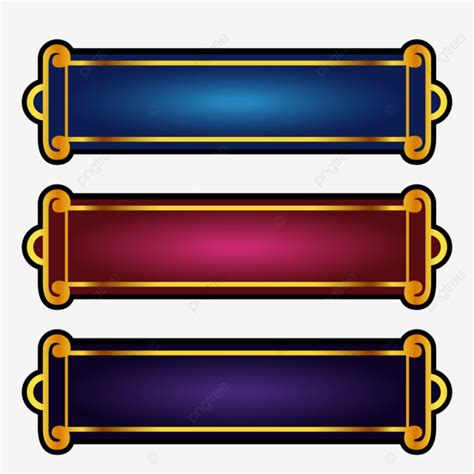 ดาวน์โหลดแท็ก รูปชุดของหรูหราสีทองอาหรับอิสลามแบนเนอร์ชื่อกรอบกล่องข้อความพื้นหลังโปร่งใสที่มี