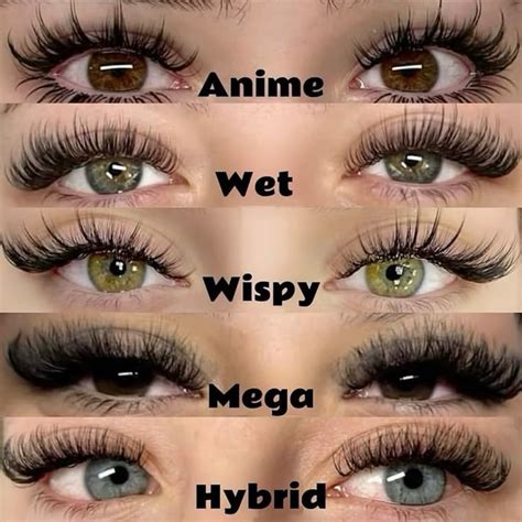 Lash Syles Lash Extensions Lash Maplash Extension Styles Lash