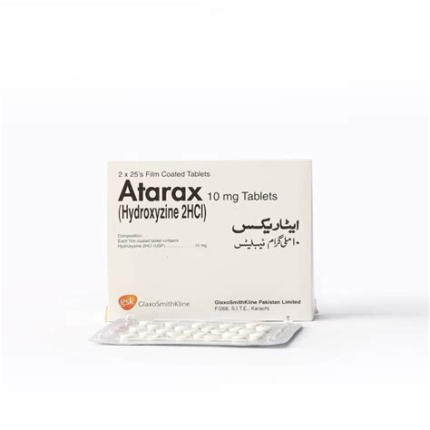 Buy Original Atarax 10mg German In Pakistan Homeopathic Medicine Pakistan