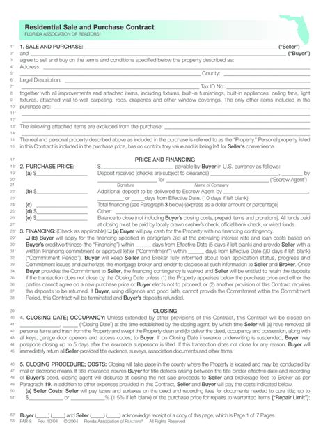 Florida Real Estate Contracts Explained Fill Out And Sign Online Dochub