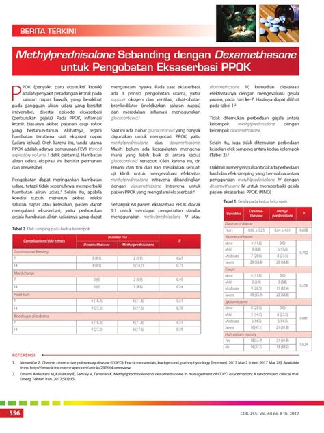 Methylprednisolone Vs Dexamethasone Ppok Pdf