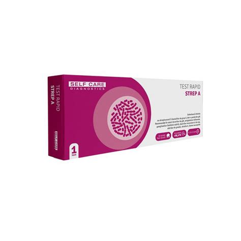 Test Rapid Streptococ A 1 Bucata Self Care Farmaciabajan Ro
