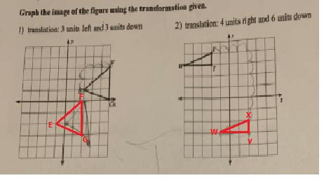 Solved Graph The Image Of The Figure Using The Transformation Given Course Hero