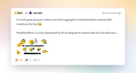 not lain on hugging face it is with great pleasure i inform you that