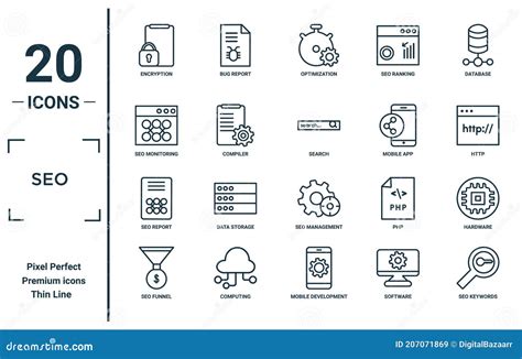 Compiler Linear Icon Modern Outline Compiler Logo Concept On Wh Vector Illustration