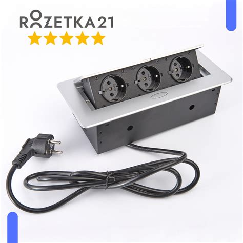 Встраиваемая выдвижная розетка в столешницу 2 Euro розетки 2 Usb с кабелем 1 8 м с вилкой