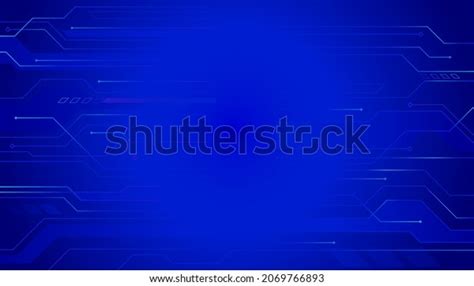 Vector Illustration Futuristic Circuit Board Pattern Stock Vector Royalty Free 2069766893
