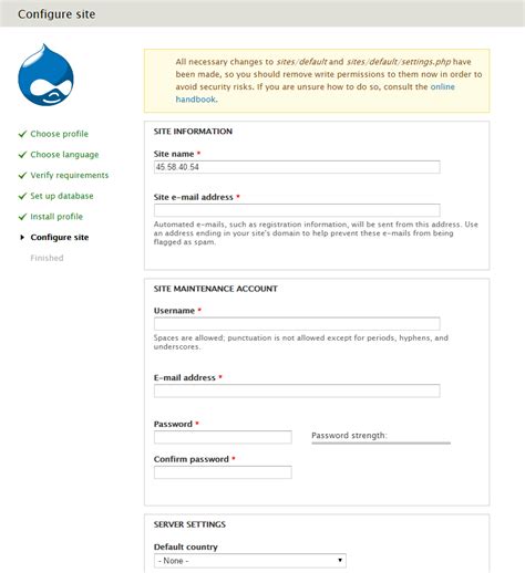 How To Install Drupal On Centos 7 With Apache Atlanticnet
