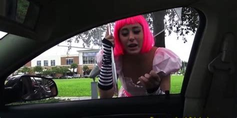 Stranded Cosplay Beauty Screwed In Car Tnaflix Com