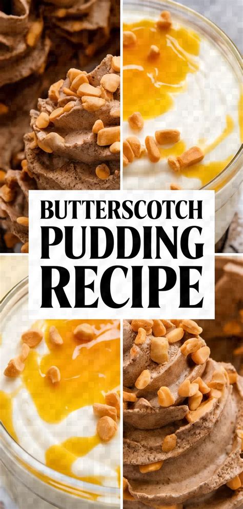 Butterscotch Pudding Recipe