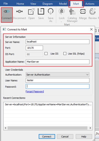 Connect To And Manage Erwin Mart Servers Microsoft Learn