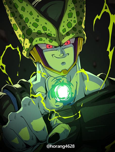 Cell And Perfect Cell Dragon Ball And More Drawn By Horang Danbooru