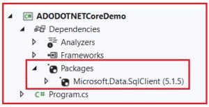 ADO NET Core Using SQL Server Dot Net Tutorials