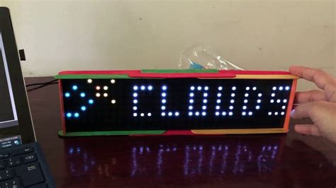 Ws2812 Esp8266 Weather Station Youtube