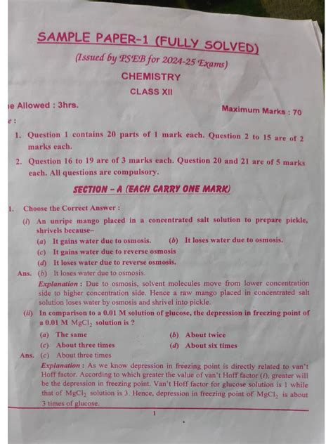 Bullet Chemistry Class 2 Pdf