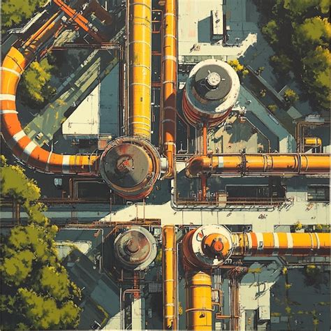 A Major Pipeline Hub Where Multiple Pipelines Converge And Diverge To