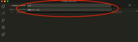 Custom Vs Code Snippets And Emmet For Erb Files By Graham Flaspoehler