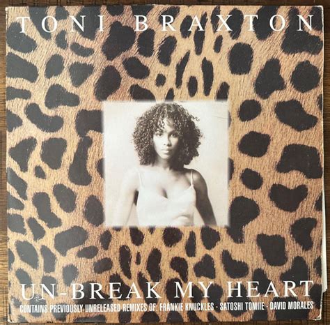 Toni Braxton Un Break My Heart The New Mixes 12 Single Lp Viny