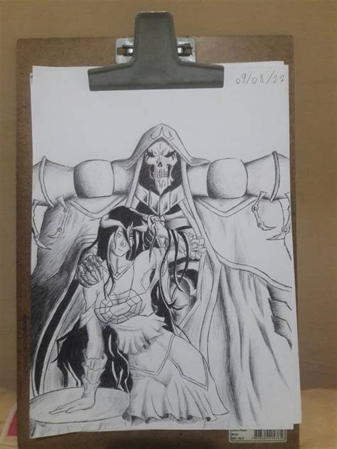 Ainz Ooal Gown And Albedo By Junyn Drk On Deviantart