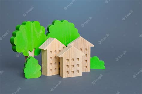 Premium Photo Residential Buildings Among The Trees Environmentally
