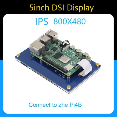 50 Inch Raspberry Pi Module 800480 Mipi Ips Tft Dsi Multi Touch Lcd