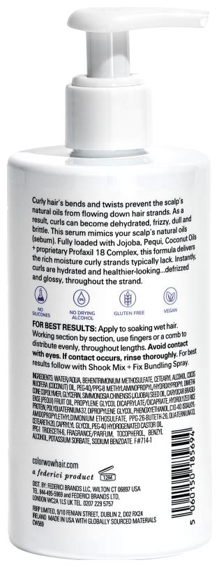 Color Wow Curl Flo Etry Sérum Vital Naturel Bellaffair Fr