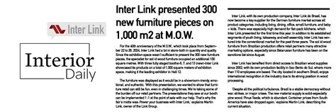 Inter Link In The Press Interlink