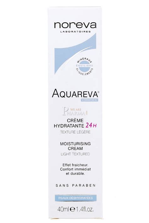 Noreva Aquareva Crème Hydratante 24H Texture Légère 40 ml: Amazon.fr ...