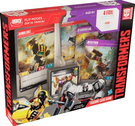 Transformers Trading Card Game Bumblebee Vs Megatron 2 Player Starter