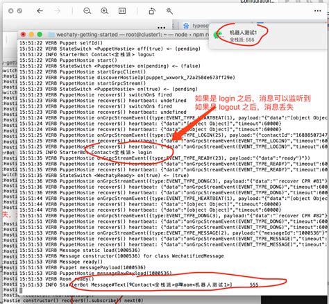 wechaty login and logout repeatedly after logout wechaty can t listen messages · issue 147