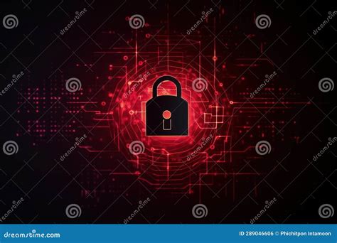Cyber Security And Data Protection Concept Generative Ai Stock Illustration Illustration Of
