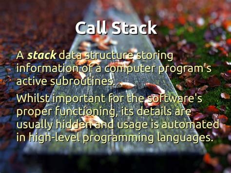 The Stack Frame Pdf Programming Languages Computing