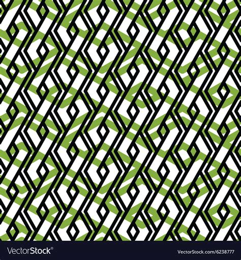 Bright Rhythmic Textured Endless Pattern Green Vector Image