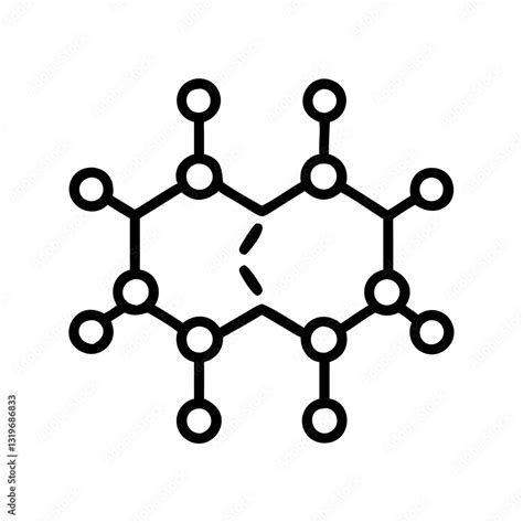 Hydrocarbon Molecule Chemical Structure Of Hydrocarbons Stock Vector