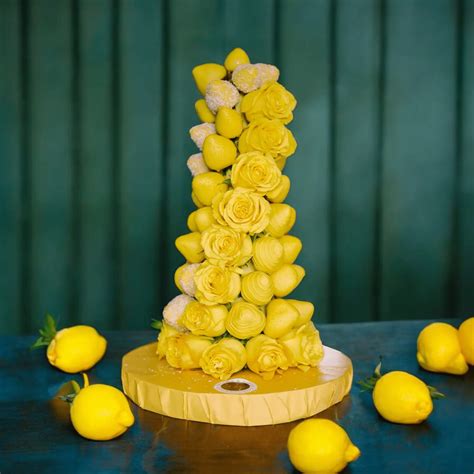 Chocolate Covered Strawberry Tower Unique Centerpieces