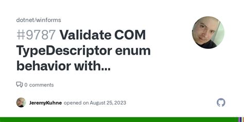 Validate Com Typedescriptor Enum Behavior With Trimmingaot · Issue