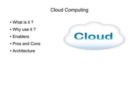 Pros And Cons Of Cloud Computing Pdf