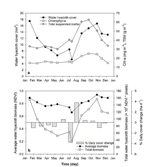Temporal Evolution Of A Chlorophyll A Chl A Mg M −3 Total