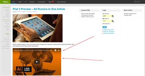 Embed Youtube Code Into Article Joomlart