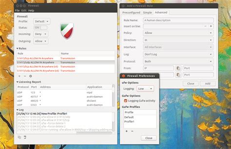 Gufw Firewall 1310 Released With New Features Refreshed Layout ~ Web