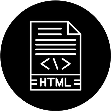 Premium Vector Vector Design Html Icon Style